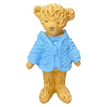 1 Urso Em Pé Ursinho em Resina Decoração Chá De Bebe Enfeite De Mesa ...