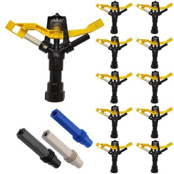 10 Aspersor Agrícola Irrigação Pastos Hortas - Escolha Vazão - Agrojet ...