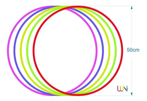 10 Bamboles Arco Infantil 50Cm Coloridos - Webneiro - Bambolê ...