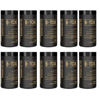 10 Botox Blindagem dos Fios Alisamento e Redutor de Volume Capilar 1Kg ...