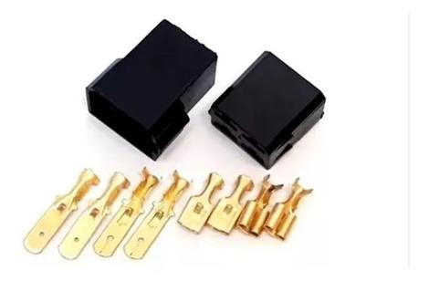 10 Conjunto Conector 4 Vias Com Terminais - SMC - Conectores Elétricos ...