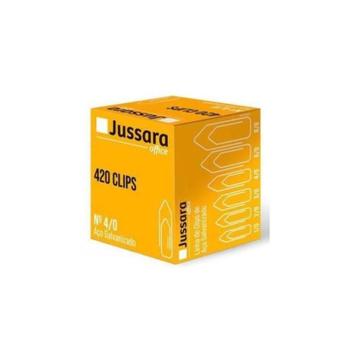 10 Cx De Clips P/papel Galvanizado 4/0 - Cx C/ 420 Un Cor Branco ...