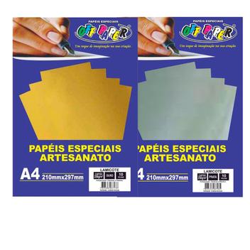 10 folhas Papel Lamicote Off Paper 250g artesanato - Papéis - Magazine ...