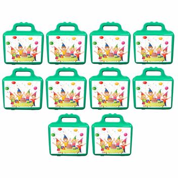 10 Maletinha Lembrancinha Festinha de Criança Aniversário - PN - Kit ...