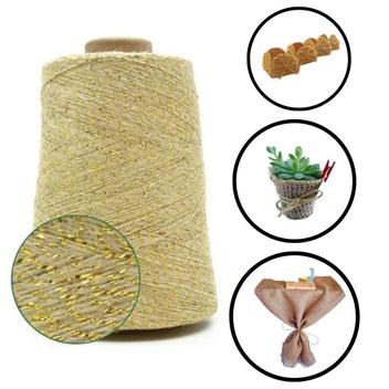 10 Metros De Fio De Juta Com Dourado - Marca Castanhal - Passa Fio ...