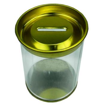 10 Mini Cofrinhos Plástico Tampa em Metal Dourado - SJO Artigos ...