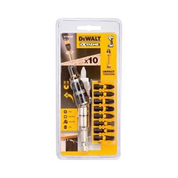 10 Peças DEWALT DT70518 Bits De Chave De Fenda De Impacto Forte Suporte ...