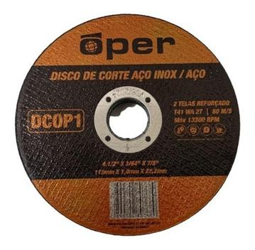 10 Peças Disco De Corte Aço Inox 4.1/2 Pol. Oper - Disco de Corte ...
