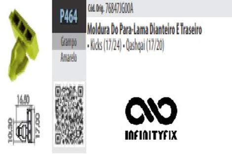 10 Presilha Do Alargador Paralama Nissan Kicks 76847jg00a - PLASTCAR ...