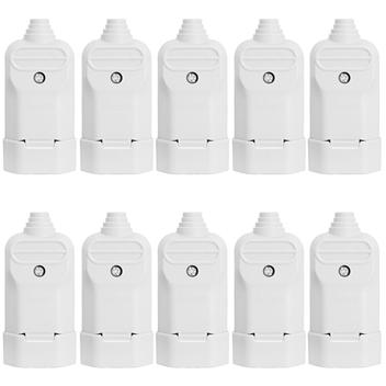 10 Tomada fêmea plug Prensa Cabo 3 Pinos Finos 10a Margirius - Plugs e ...