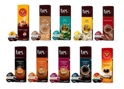 100 Cápsulas Três Corações 10 Sabores Variados Máquina Tres - 3 ...