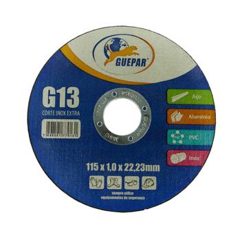 100 Disco de corte Fino Guepar 4.1/2 115mm Aço Alumínio Inox - Disco de ...