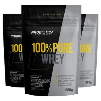 100% pure whey (3x900g) probiótica - Whey Protein - Magazine Luiza