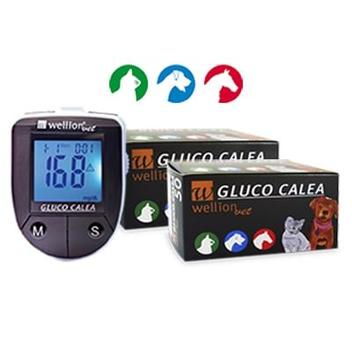 100 Tiras de Glicose para Animais + Monitor Gluco Calea - Wellion ...