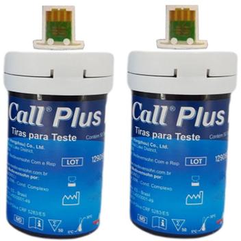 100 Tiras Glicose On Call Plus 2 Fitas Reagentes p/ Medir Glicemia ...