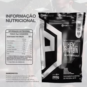 100%whey protein 2kg planet pharma. - Massa Muscular - Magazine Luiza