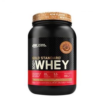 100% Whey Protein Gold Standard (907g) - Sabor: Cinnamon Roll (900g ...