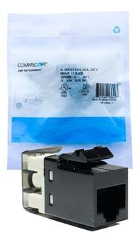 100x Conector Keystone Cat6 Fêmea Commscope Amp Rj45 - Emenda para ...