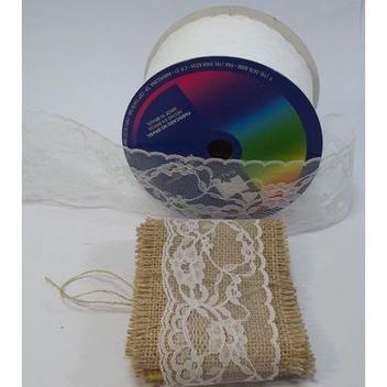 10mts Renda Poliamida 7cm De Larg Linda - KIT - Renda - Magazine Luiza