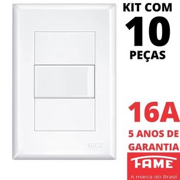 10un Interruptor Intermediário Four Way 16A Com Placa Evidence FAME ...