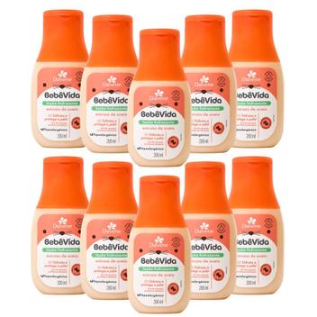 10UN Loção Hidratante Bebe Vida 200ml Davene - Cuidados com o Corpo ...