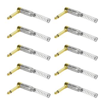 10x Plug P10 Mono Premium Profissional Série 90º Gold Pro - PIX - Plugs ...
