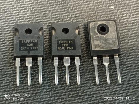 10x Transistor Irfpf40 Mosfet N 4,7Amp - 900v = Buz357 Ir - I.R ...