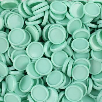 12 Discos Caderno de Discos Inteligente Tam G 31mm Verde Pop Disc Liso ...