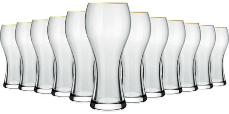 12 Unidades de Copos para Chopp e Cerveja de 680ml Vidro - DUROBOR - Copos - Magazine Luiza