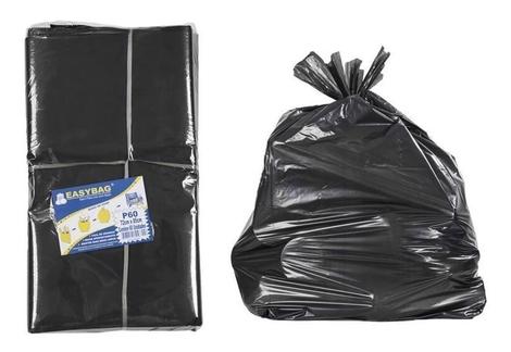 120unid Sacos De Lixo Com Alça 60l - Easybag Extrusa Pack - Saco de ...