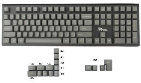 124 Chaves OEM para Teclado - Layout Espanhol (Euro ANSI ISO-ES ...