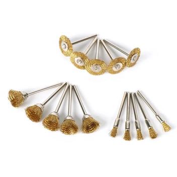 15 Pçs Escova De Metalurgia Escovas De Roda De Fio Para Dremel Morrer ...