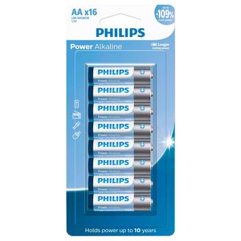 16 Pilhas Alcalinas Aa Philips - Pilhas - Magazine Luiza