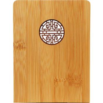 16 X 12cm Clássico Vintage Bamboo Bookends Madeira Book Block Hollow ...