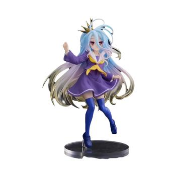 18cm TAITO NO GAME NO LIFE Shiro PVC Action Figure Modelo Colecionável ...