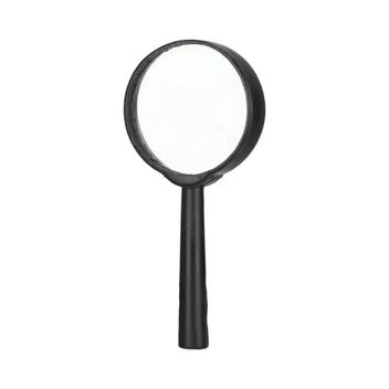 1pc lupa 40/50/60/75/90/100/110/130mm portátil 5x lupa lente de vidro ...