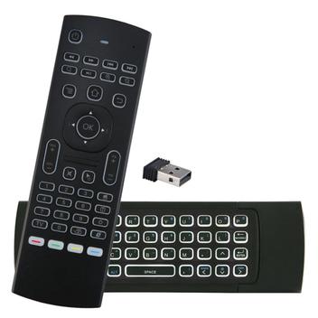 2.4G Backlight Air Mouse Wireless Keyboard Controle Remoto Movimento ...