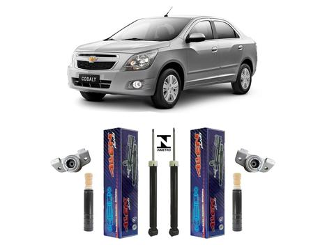 2 Amortecedor e Kit Coxim Traseiro Gm Cobalt 2017 2018 2019 - Allen ...