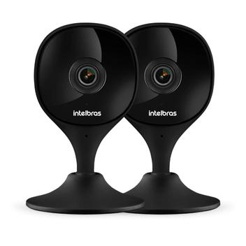 2 Câmeras Ip Wi-fi IMX C Black Intelbras Full HD 2MP Preta - Câmera ...