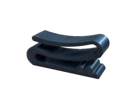 2 Clips Porta Óculos Modelo Tesla Veicular Quebra Sol Preto ...