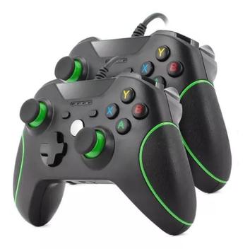 2 Controle Compatível Xbox-One Manete Com Fio Alta Precisão - Ps Tech ...