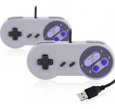 2 Controle Joystick Usb Retro Compatível Com Pc Mac Windows - Up Brasil ...