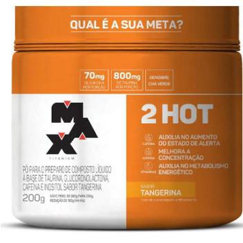 2 Hot Max Titanium 200G - Fitoterápicos - Magazine Luiza