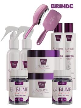 2 kits sublime Hair 2 Tônicos 120ml + 2 Máscara 300G +2 Shampoo 300ml ...