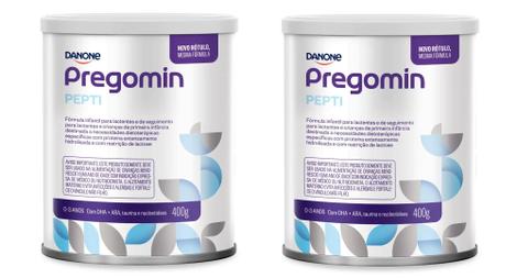 2 Latas - Pregomin Pepti 400g - DANONE - Fórmula Infantil - Magazine Luiza