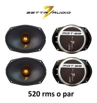 2 Pares Som Automotivo 6x9 Zeta 260w Rms Som Trio 520w Festa - Zetta Audio - Som Automotivo ...