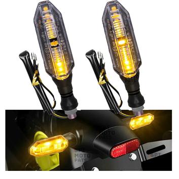 2 Piscas Slim Moto Seta Universal Led Sequencial 1 PAR Iluminação Forte ...