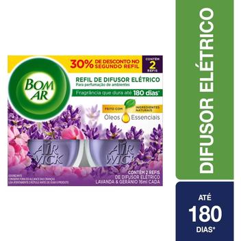 2 Refil Difusor Elétrico Lavanda Air Wick Bom Ar - Refil para ...