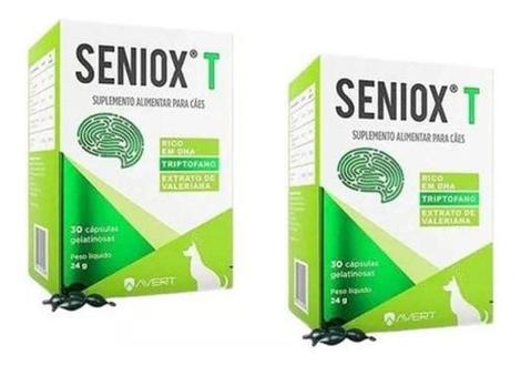 2 Seniox T Suplemento Alimentar Para Cães E Gatos 30 Caps - Suplemento ...