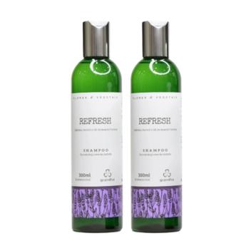 2 Shampoo para Cabelos Oleosos Refresh 300ml - Grandha - Shampoo ...